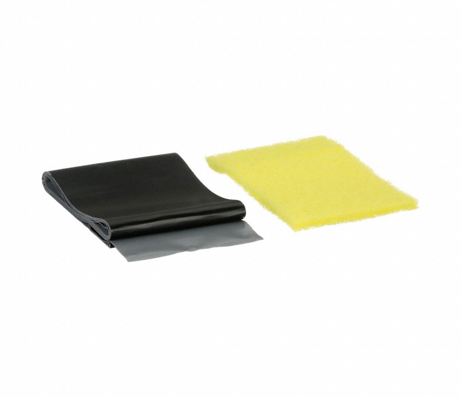 ETERNABOND Jgo Cinta Rep Techo,Negro,1.7pies cuad - 3GYH2 | UVB-4-5 Kit ...