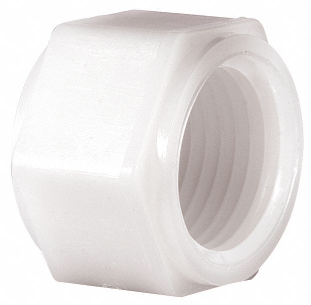Nylon Hex Cap with 1/2 in Pipe Size - Pipe Fitting and 150 Max ...
