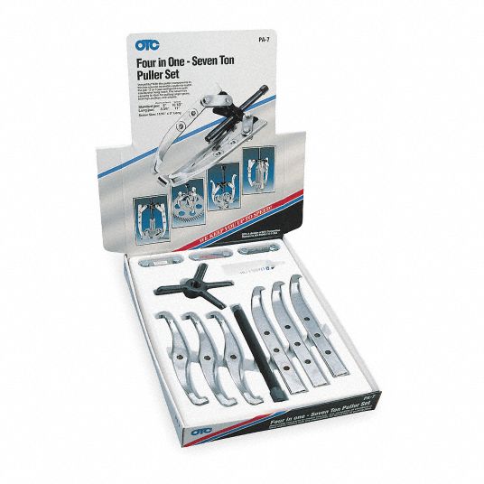 4-In-1 Manual Puller Set; Number of Pieces: 6 - Grainger