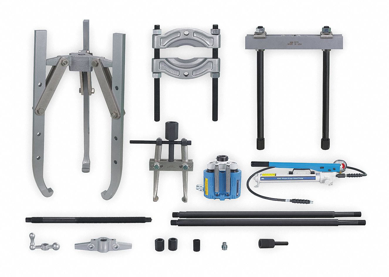 OTC, 30 ton Cylinder Nominal Capacity, Hydraulic Puller Set - 3GZR1 ...