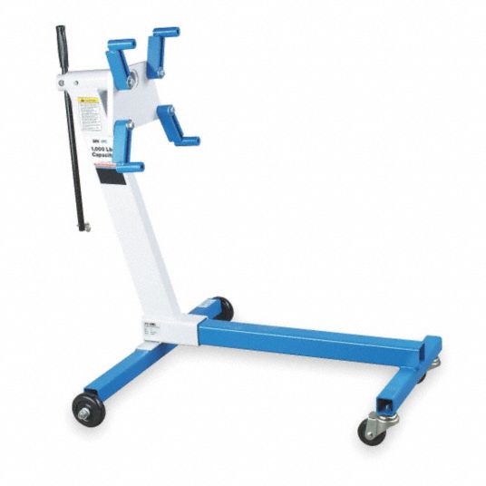 Engine Stand, Standard, 1000 Capacity (Lb.), 28 Height (In.), 46 Length ...