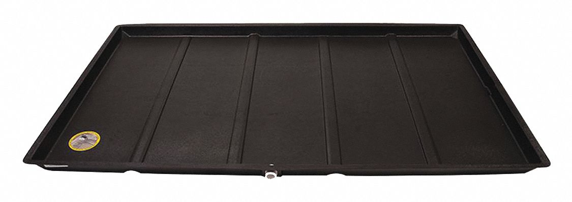 DIVERSITECH, Plastic, 62 in L x 38 in W x 2 in D, Condensate Drain Pan ...