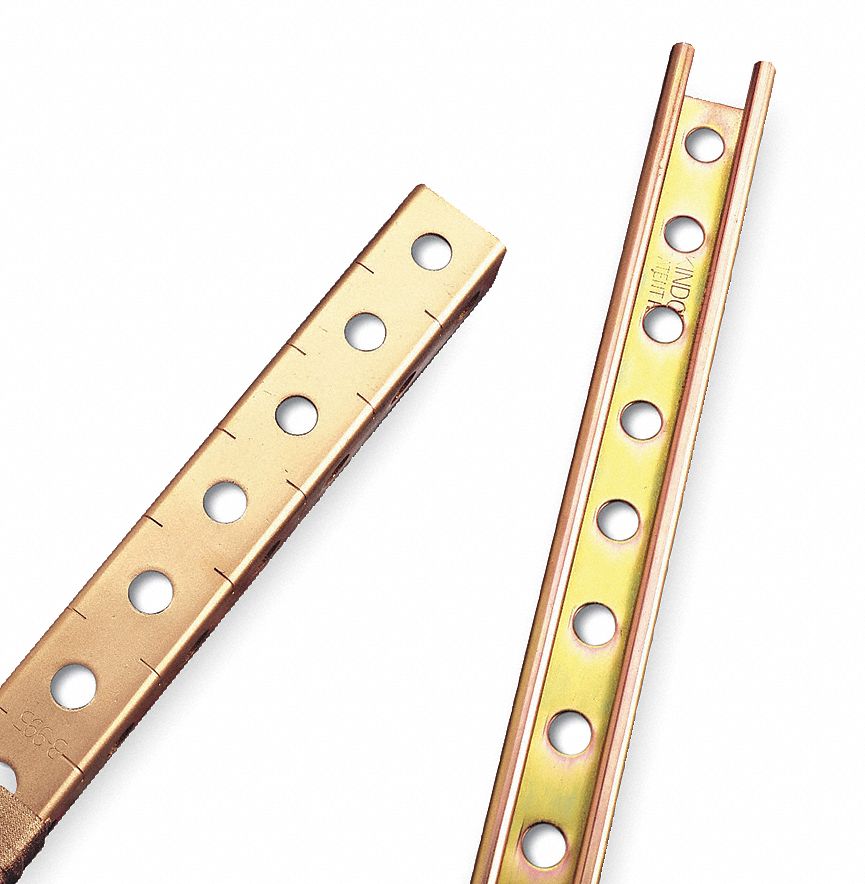 KINDORF Punched Standard 1-1/2 in x 1-1/2 in Strut Channel, Gold Galv ...