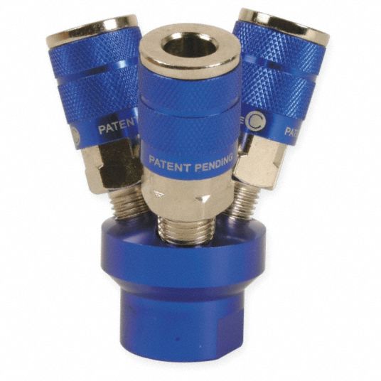 Three Way Air Gun Manifold - Grainger