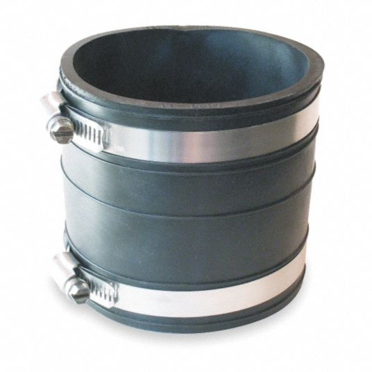 FERNCO Elastomeric Polyvinyl Chloride Flexible Coupling, For Pipe Size ... FERNCO Elastomeric Polyvinyl Chloride Flexible Coupling, For Pipe Size ...