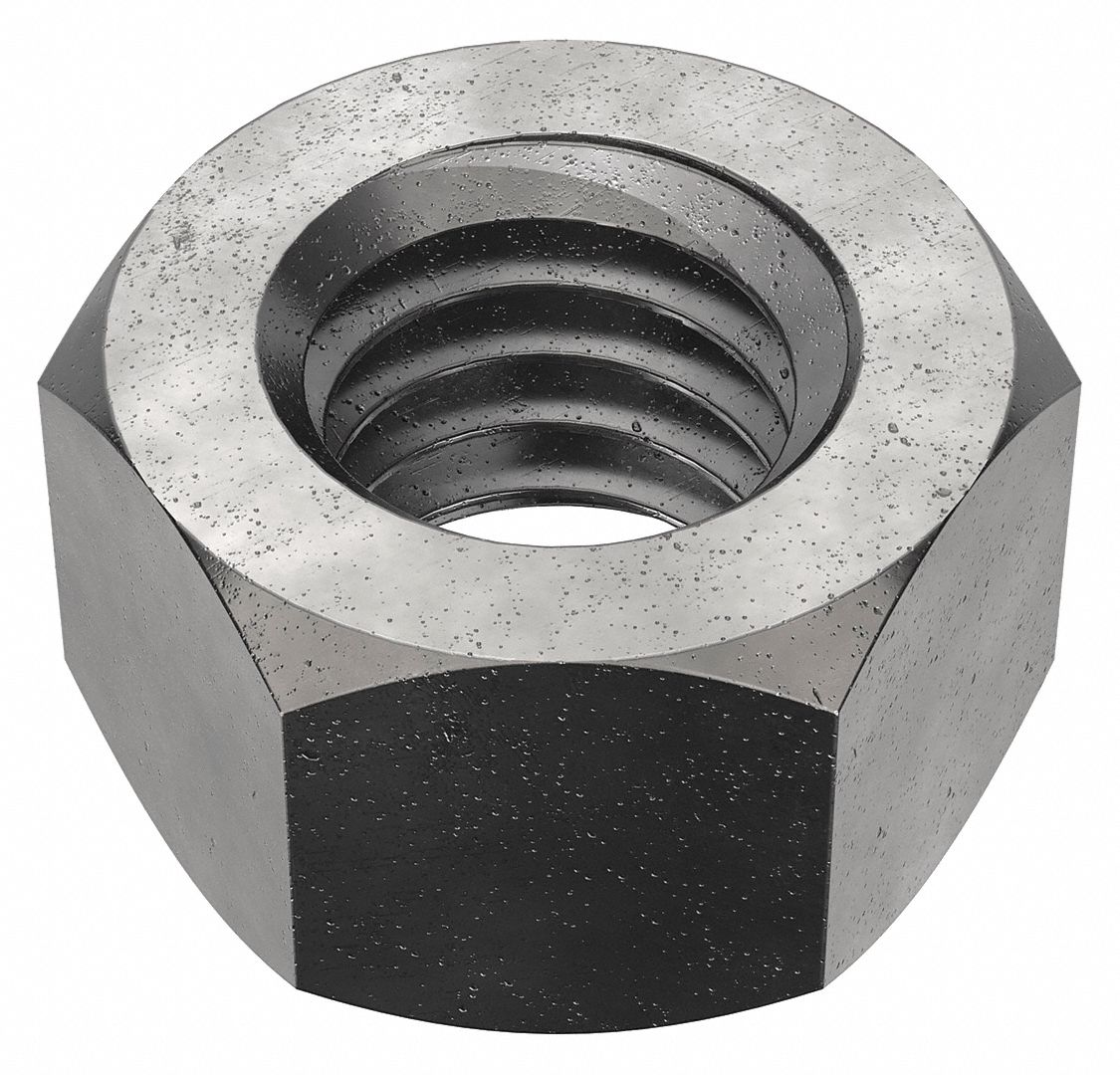 3/8"-16 Thread, 9/16 in Hex Wd, Hex Nut - 3HDX7|U04120.037.0001 - Grainger