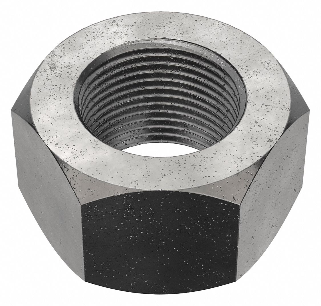 1 1/4"-12 Thread, 1 7/8 in Hex Wd, Hex Nut - 3HDY3|U04180.125.0002 - Grainger