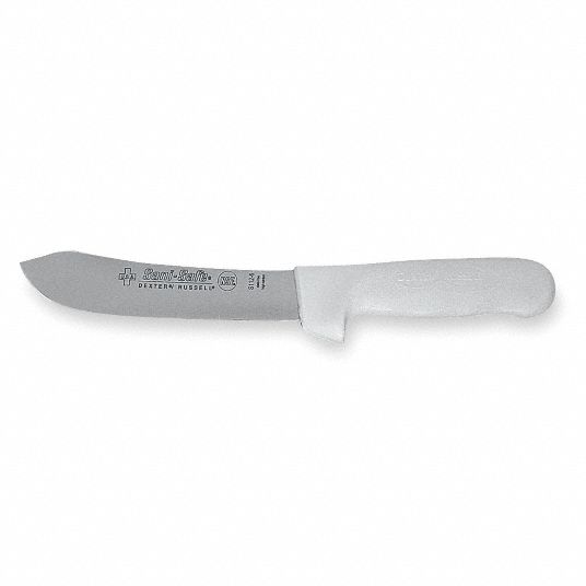 6 in Butcher Knife Butcher/Skinning Knife, White - Grainger