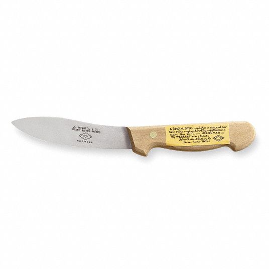5 1/4 in Sheep Skinning Knife, Brown - Grainger