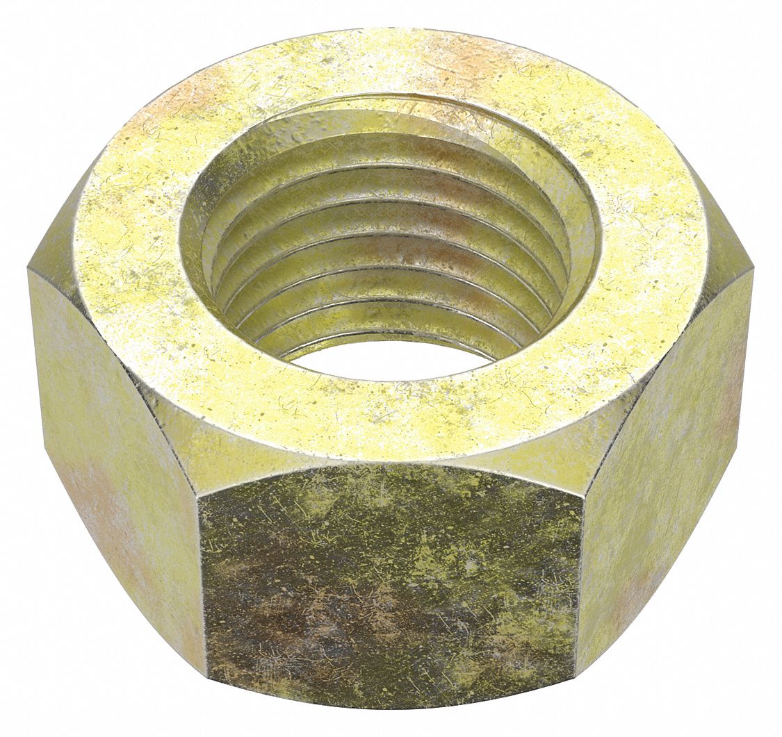 1 3/4"-5 Thread, 2 5/8 in Hex Wd, Hex Nut - 3HED2|3HED2 - Grainger