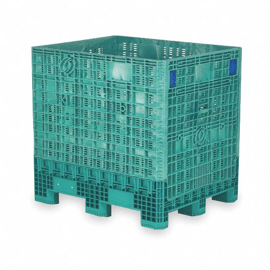 ORBIS Collapsible Bulk Container - 3HFJ5|GP4048-46 Vnt Grn - Grainger