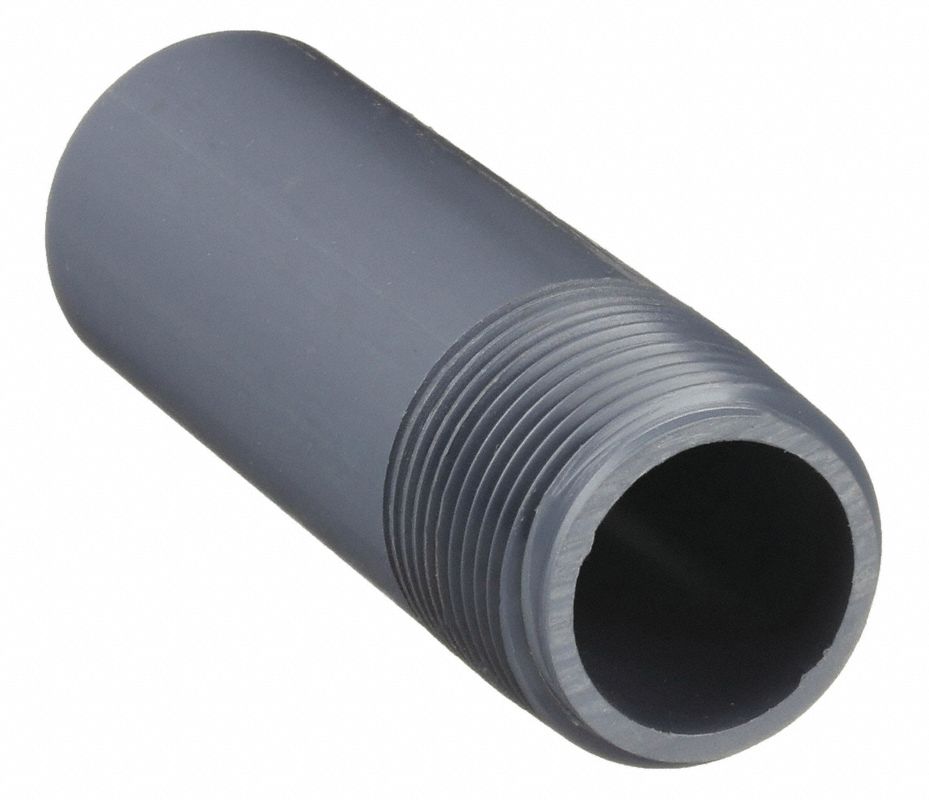 APPROVED VENDOR Niple,1/2" L,PVC,Gris,Cédula 80 - 3HFP2 | 1882-020 - Grainger México