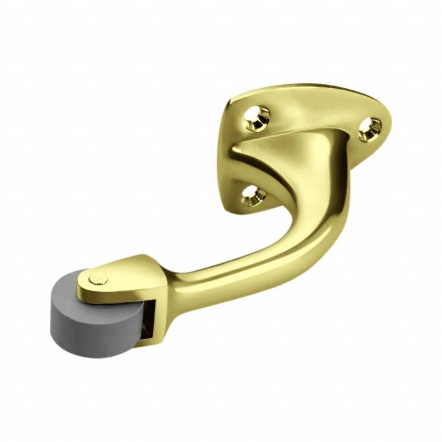 Door - Mounted, 2 3/4 in Wd, Curved Roller Stop - 3HJA2|455.3 - Grainger