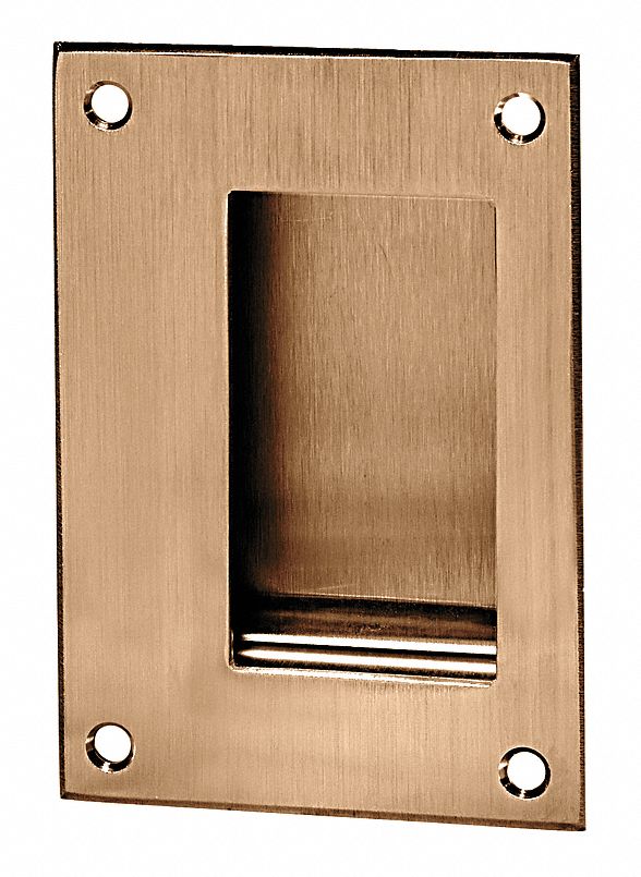 ROCKWOOD, Threaded Holes, Bronze, Recessed Pull Handle - 3HJC3|94.10 ...