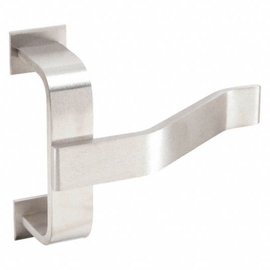 ROCKWOOD, 3 1/4 in Projection, Stainless Steel, Exit Device Protector ...