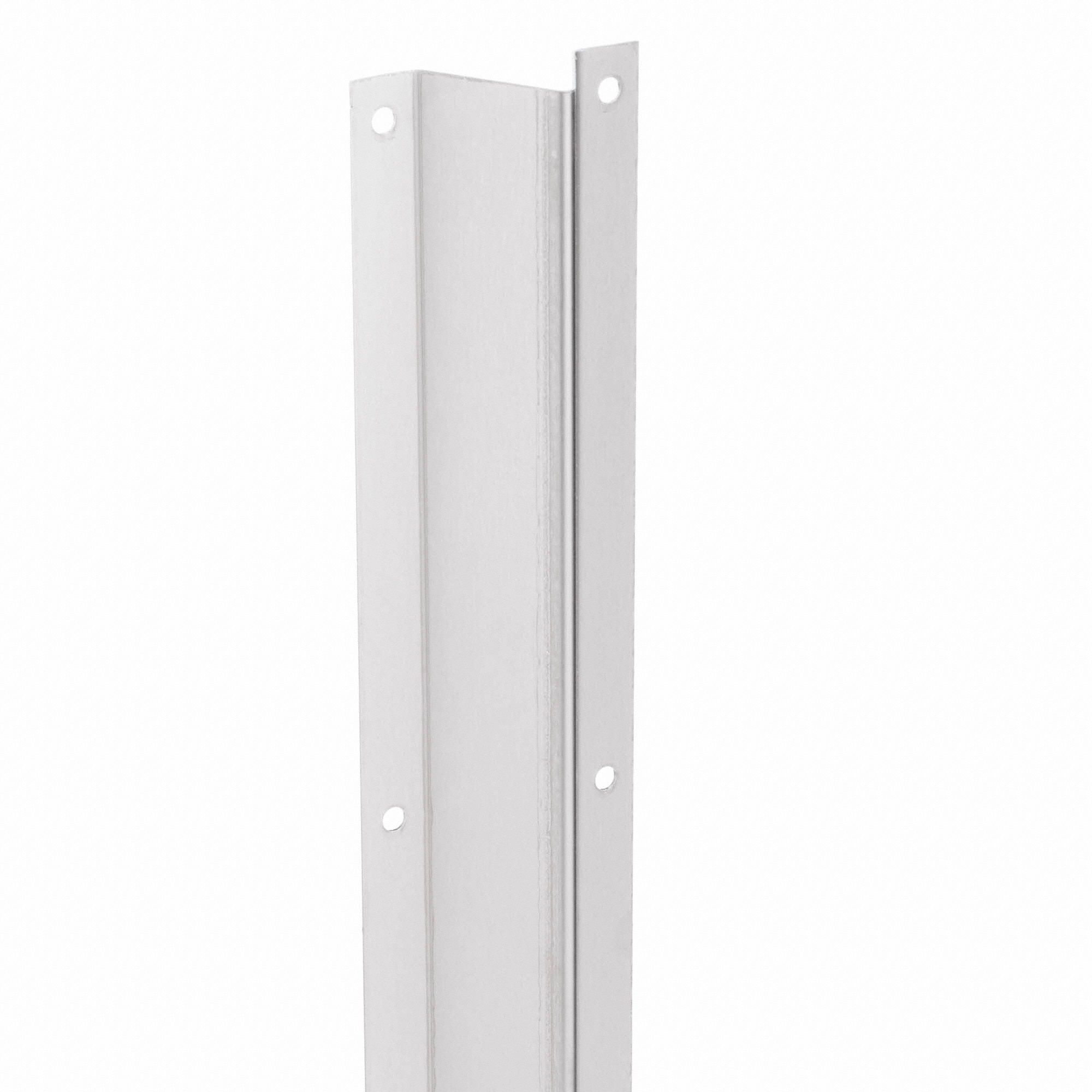 ROCKWOOD Vertical Rod Cover: 24 in Lg, 3 1/4 in Wd, Satin Stainless ...
