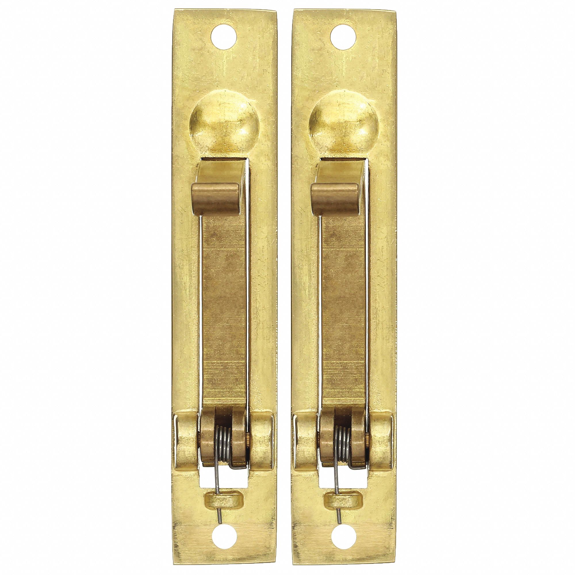 ROCKWOOD, Threaded Holes, Brass, Recessed Folding Pull Handle - 3HJJ1 ...