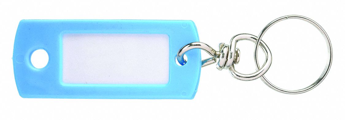 50 Key Tags, Rectangle, Key Tag - 3HJP8|16830 - Grainger