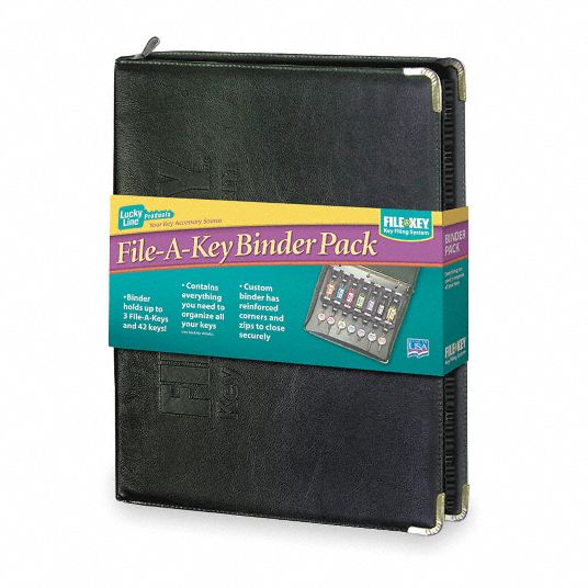 LUCKY LINE PRODUCTS File-A-Key, Binder, 42 Units - 3HJU5|60020 - Grainger