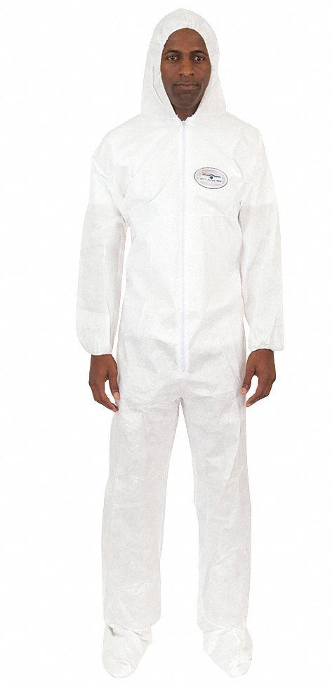 BODYFILTER 95+ Overol Desechable con Capucha Blanco Talla M - Overoles ...