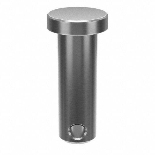 Inch, 1/4 in Pin Dia, Clevis Pin,3/4 in L,SS 0.25 in dia,PK10 - 3HKR4 ...