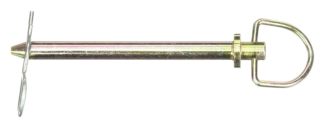 Inch, 3/8 in Pin Dia, Hitch Pin,3/8 in dia,4 in L,Steel - 3HLL9|U39665 ...