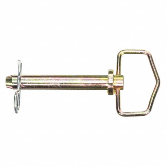 Inch, 3/4 in Pin Dia, Hitch Pin,3/4 in dia,4 in L,Steel - 3HLN6|U39665 ...