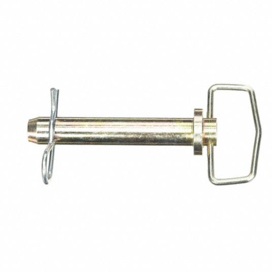 Inch, 1 in Pin Dia, Hitch Pin,1 in dia,4.75 in L,Steel - 3HLP2|U39665 ...