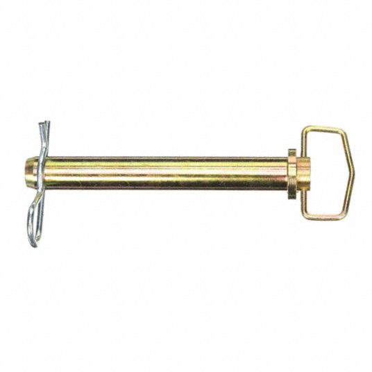 Inch, 1 in Pin Dia, Hitch Pin,1 in dia,7 in L,Steel - 3HLP3|U39665.100. ...