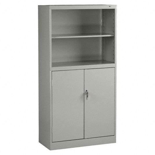 TENNSCO, Light Gray, Steel, Storage Cabinet - 3HNP4|BCD18-72LGY - Grainger