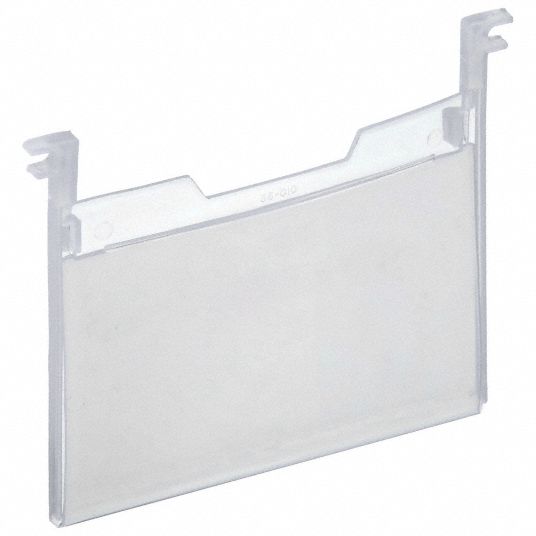 AKRO-MILS, 5 3/4 in x 4 3/4 in, Clear, Label Holder - 3HRX5|35010 ...