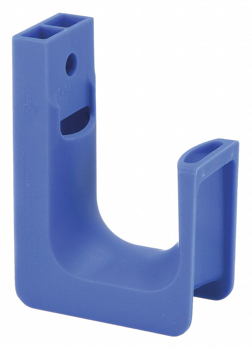 PANDUIT, Screw-On with Locking Latch, 1 1/4 in Max. Bundle Dia., J-Hook ...