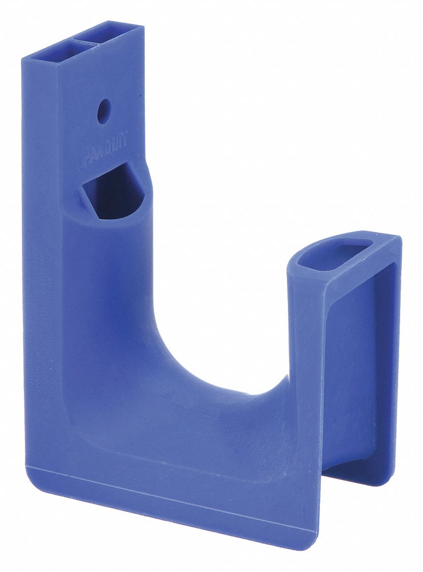 PANDUIT, Screw-On without Locking Latch, 2 in Max. Bundle Dia., J-Hook ...