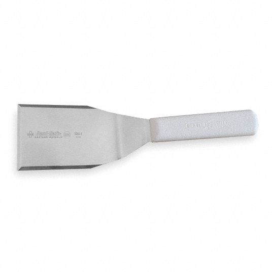 Hamburger Turner Stain Free High Carbon Steel Solid White Handle - Grainger
