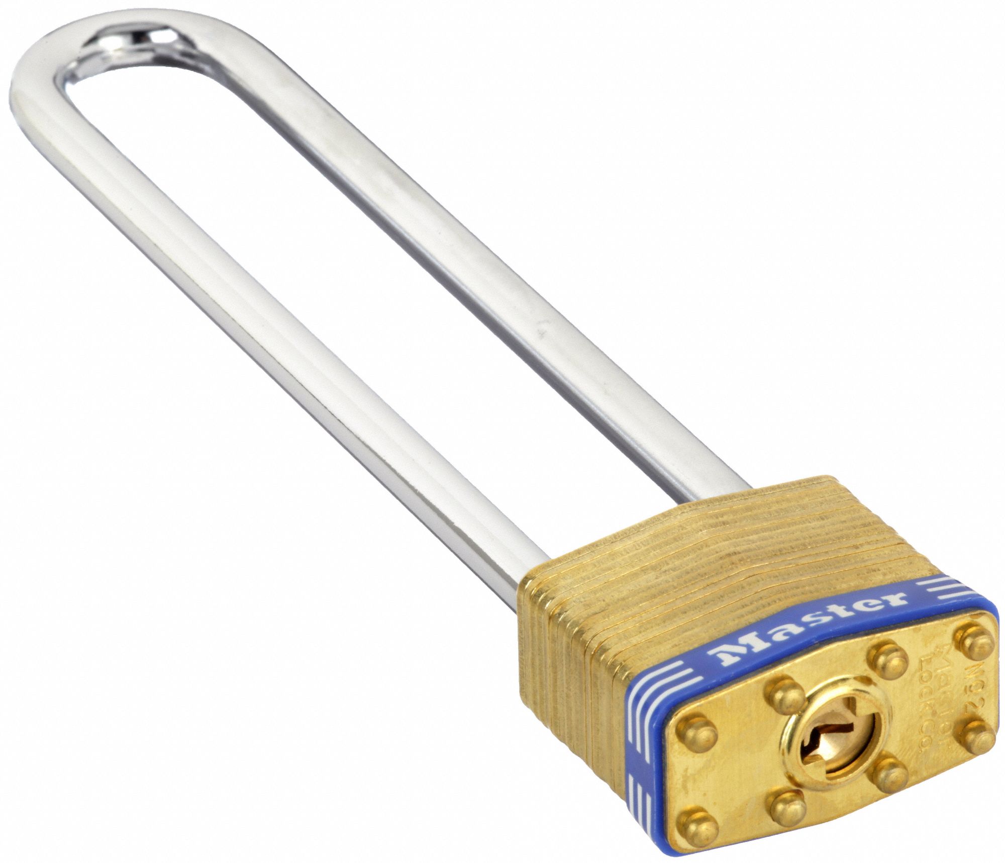 MASTER LOCK Padlock: 5 3/4 in Vertical Shackle Clearance, 3/4 in ...