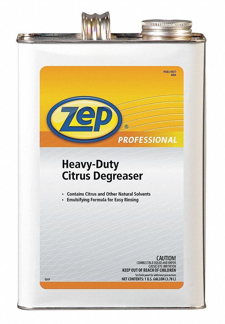 ZEP PROFESSIONAL, Citrus-Based Solvent, Non Aerosol Can, Heavy Duty ...
