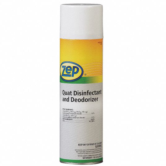 Quat Disinfectant Deodorizer, Aerosol Can Container Type, Pleasant ...