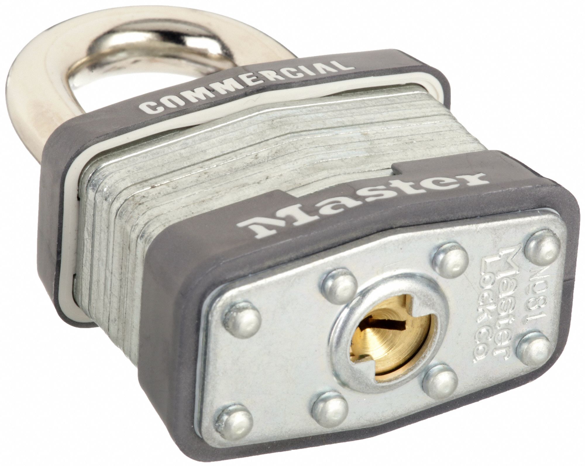 MASTER LOCK Padlock: 15/16 in Vertical Shackle Clearance, 3/4 in ...