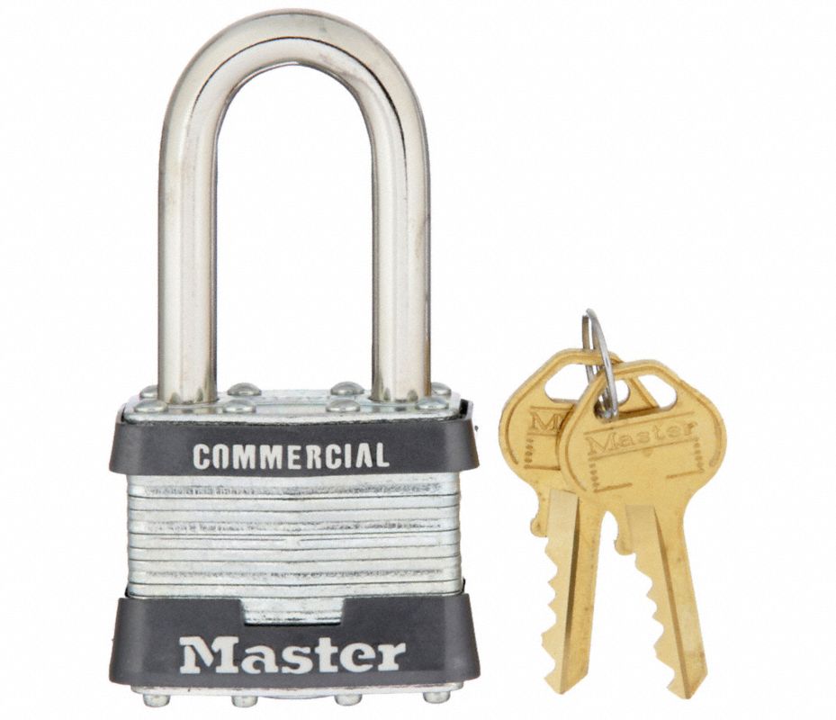MASTER LOCK Candado, Acero, 1-1/2", 3/4", 5/16", Varía, MASTER LOCK ...