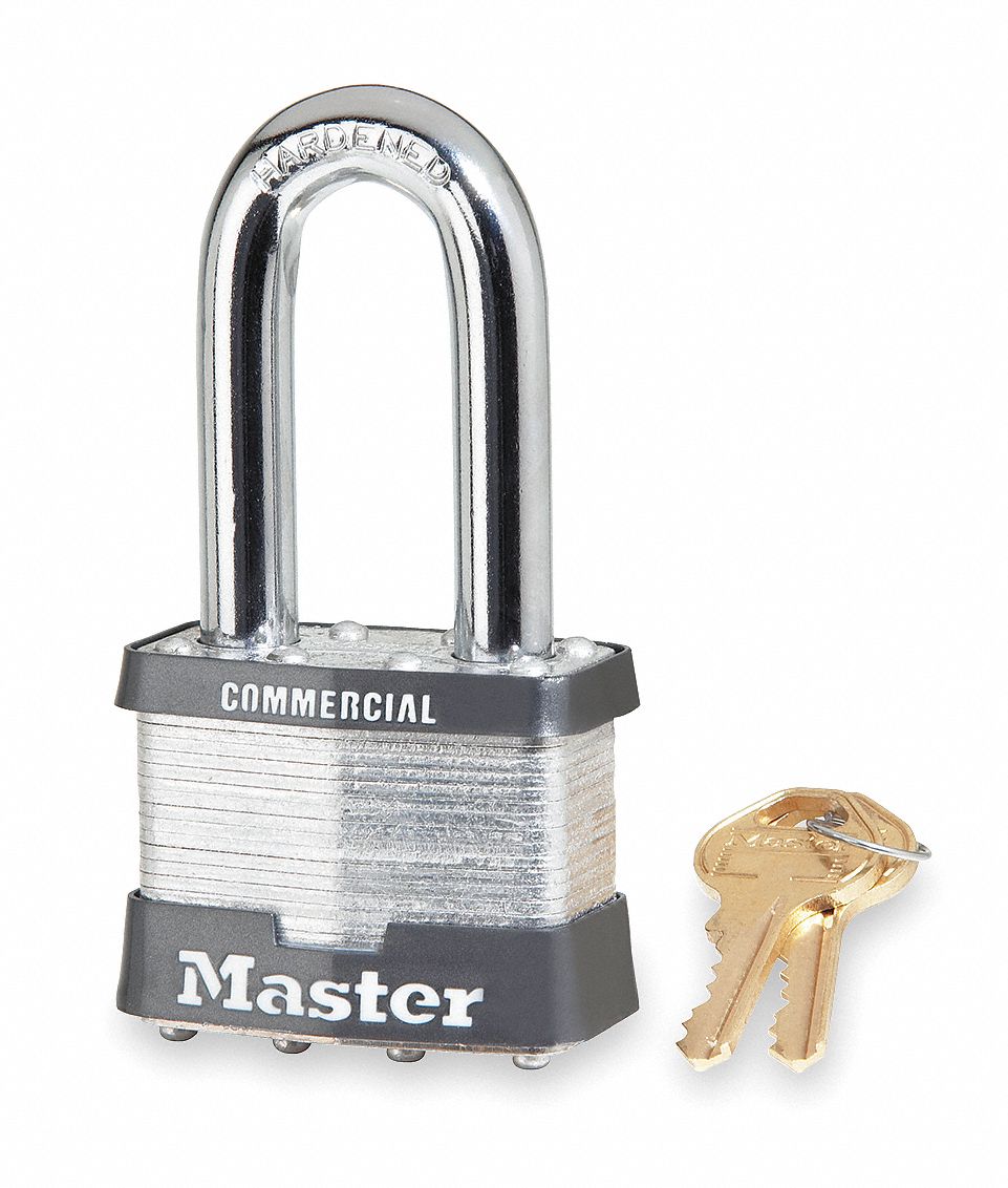 Boron Hardened Steel, Boron Hardened Steel, Keyed Padlock - 3HWA8 ...