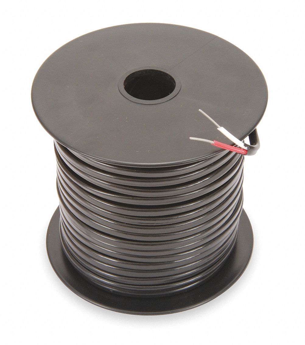 TEMPCO 100 ft. Solid, PVC JX Wire Thermocouple Extension Wire with 24 ...