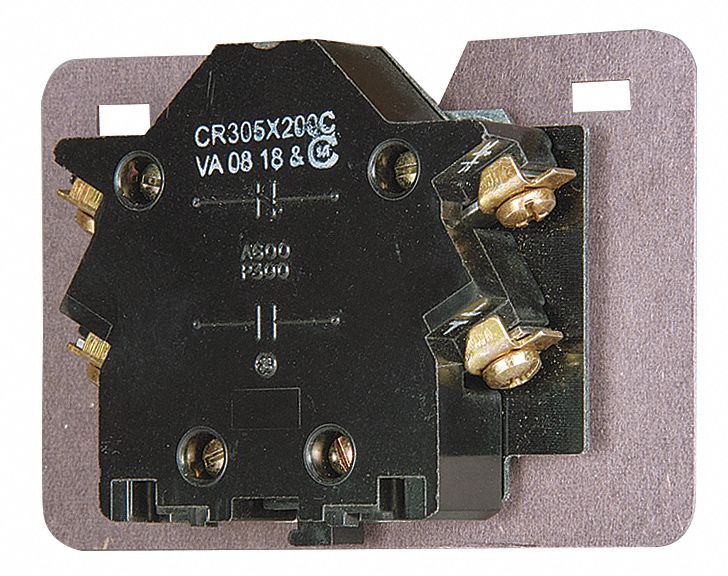 GE, 1NO/1NC, 10 A Max Current (AC), Auxiliary Contact Block - 3HWN5 ...