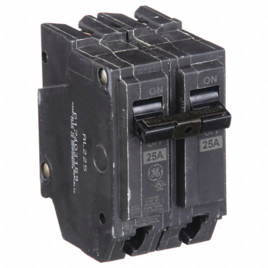 GE, THQL, 25 A, Miniature Circuit Breaker - 3HXL2|THQL2125 - Grainger