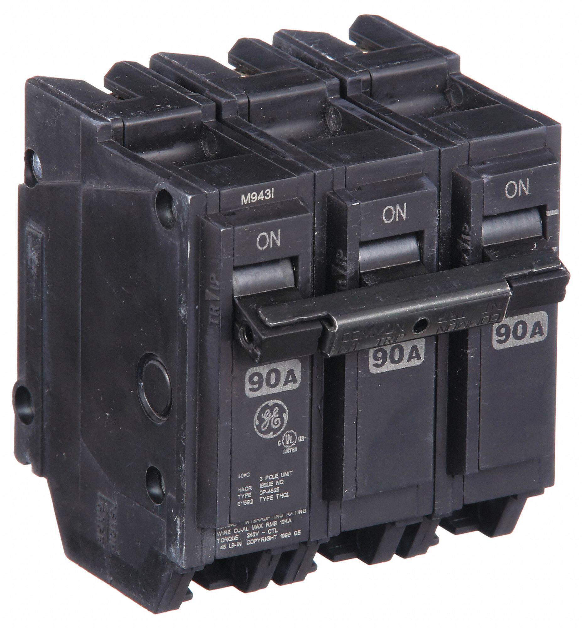 GE, THQL, 90 A, Miniature Circuit Breaker - 3HXP1|THQL32090 - Grainger