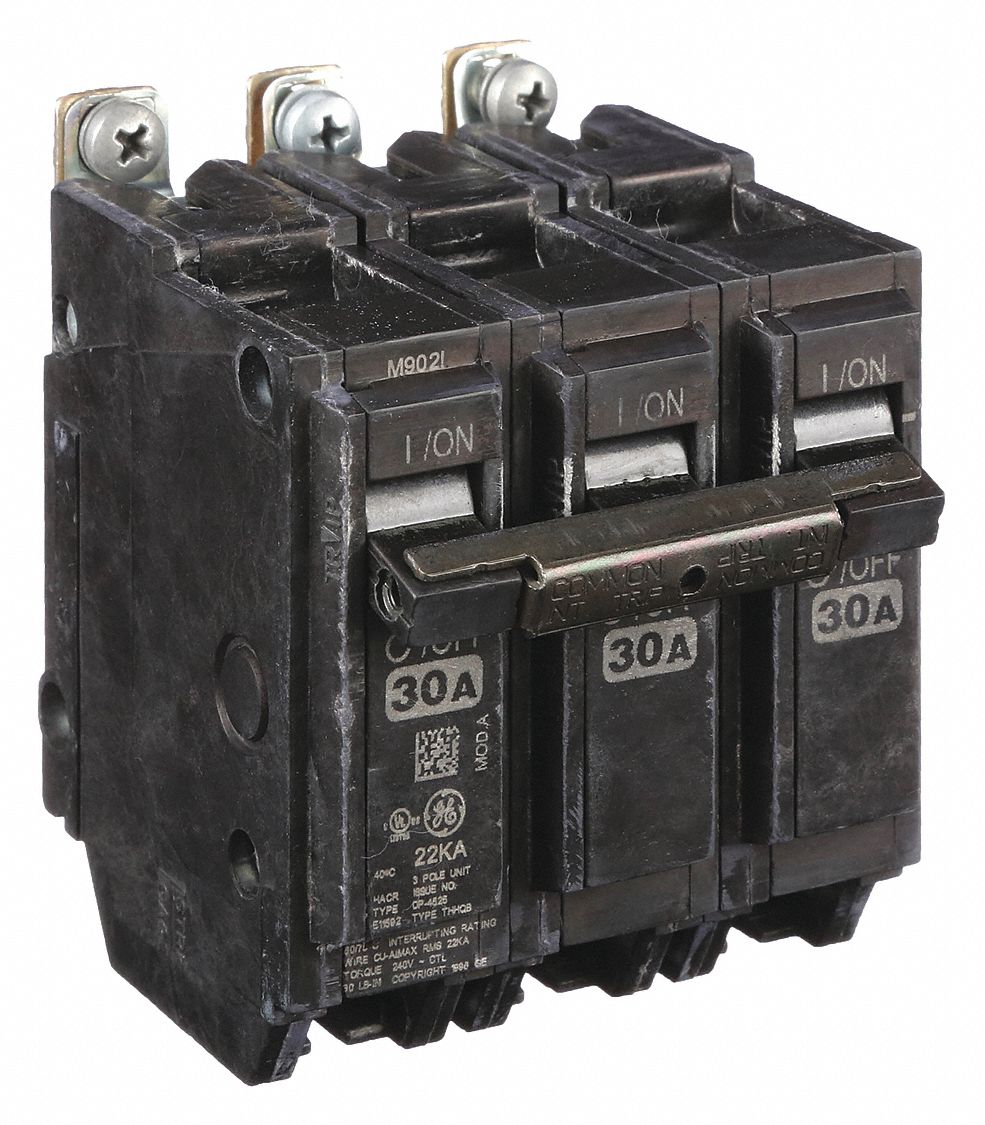 GE, THHQB, 30 A, Miniature Circuit Breaker - 3HXR1|THHQB32030 - Grainger