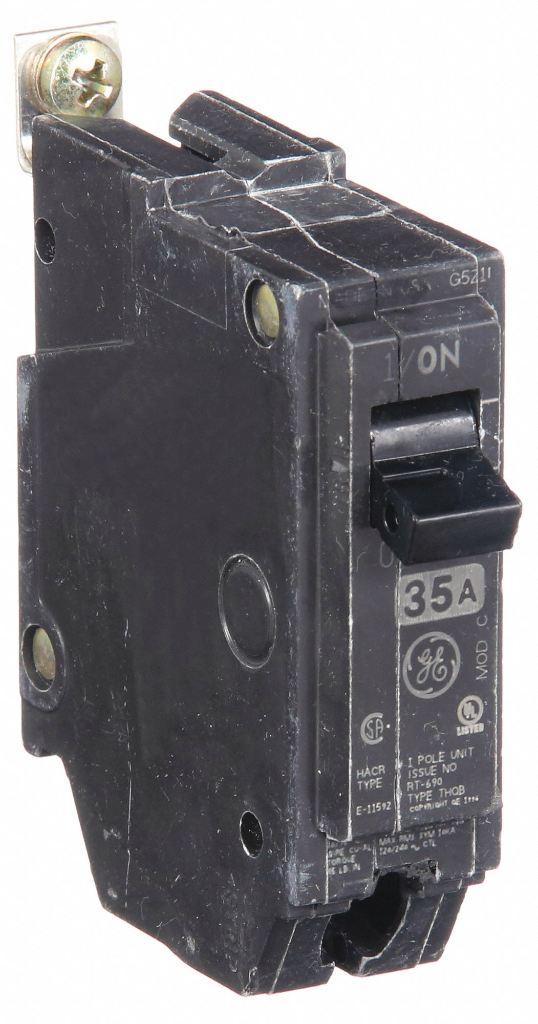 GE, THQB, 35 A, Miniature Circuit Breaker - 3HXT4|THQB1135 - Grainger