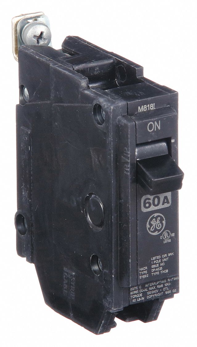 GE, THQB, 60 A, Miniature Circuit Breaker - 3HXT8|THQB1160 - Grainger