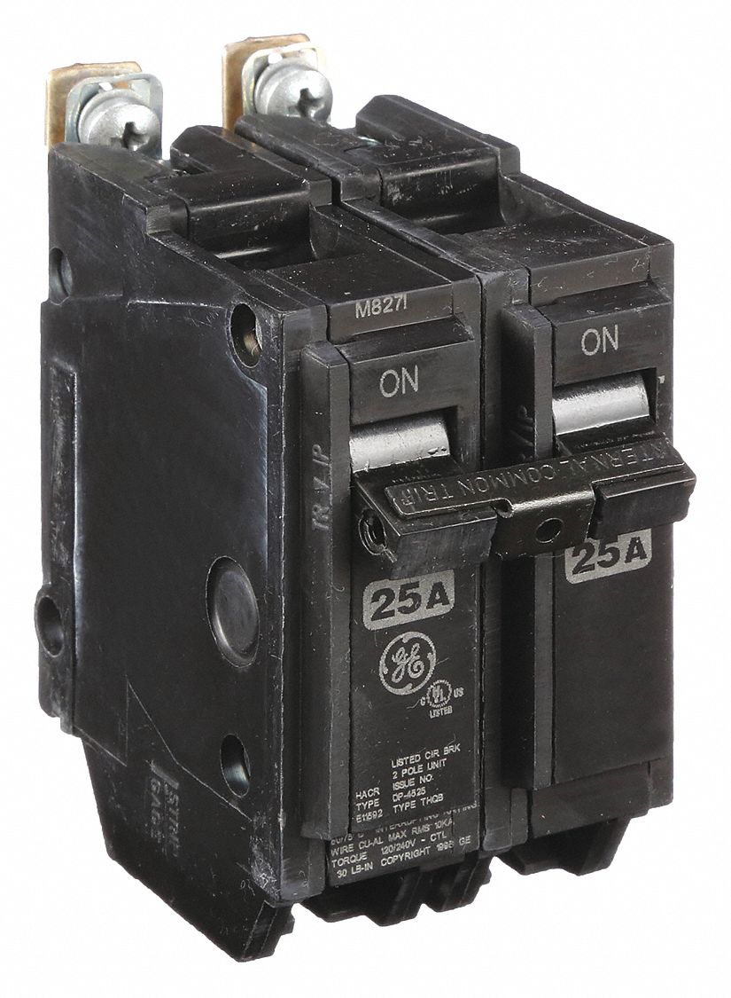 GE, THQB, 25 A, Miniature Circuit Breaker - 3HXU8|THQB2125 - Grainger