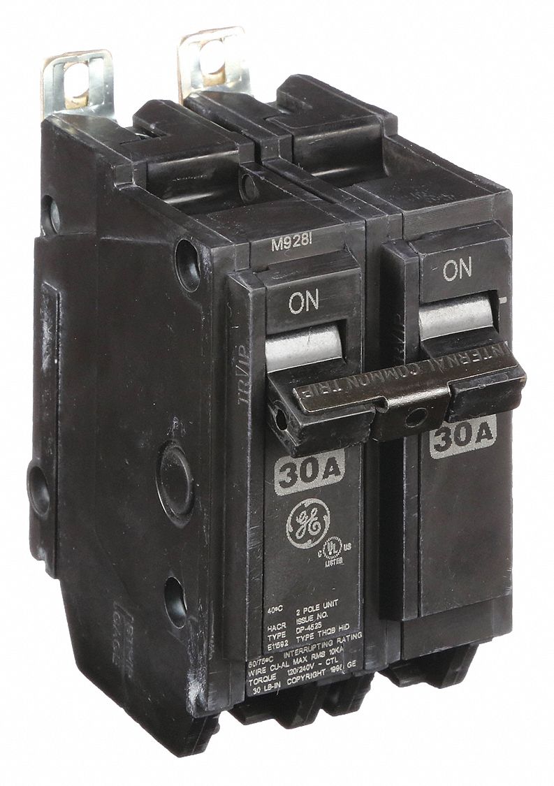 GE, THQB, 30 A, Miniature Circuit Breaker - 3HXV2|THQB2130HID - Grainger