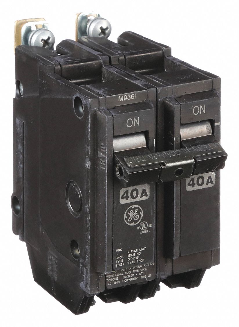 GE, THQB, 40 A, Miniature Circuit Breaker - 3HXV4|THQB2140 - Grainger